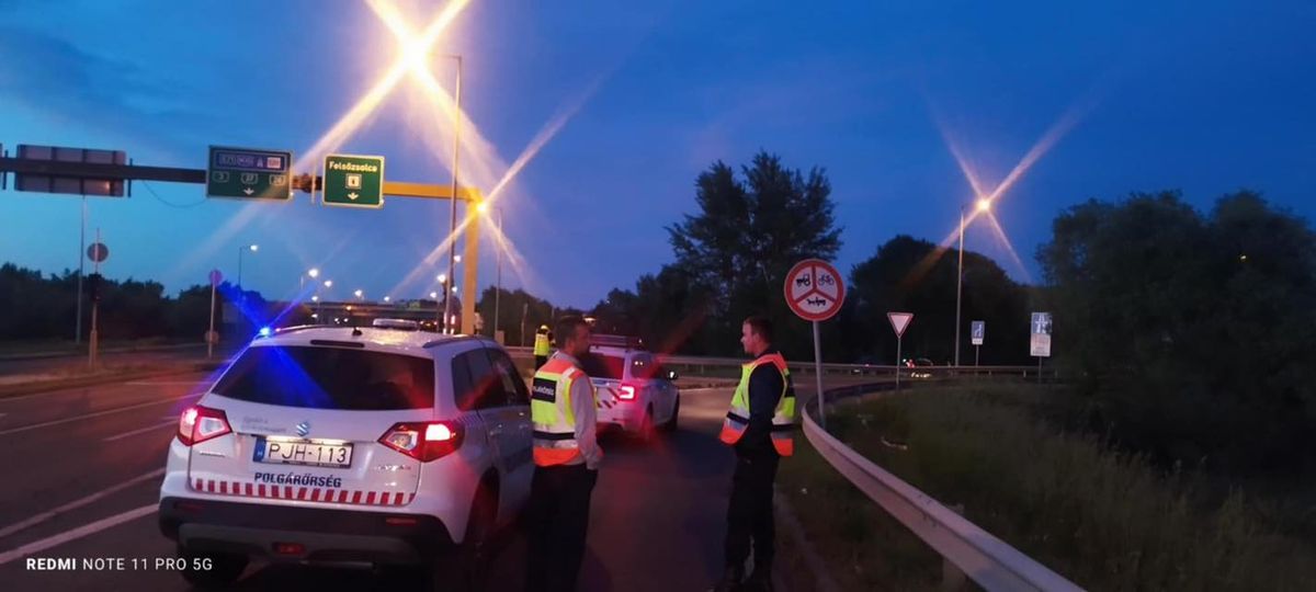 M30-as autópálya: filmbe illő akciójelenetek