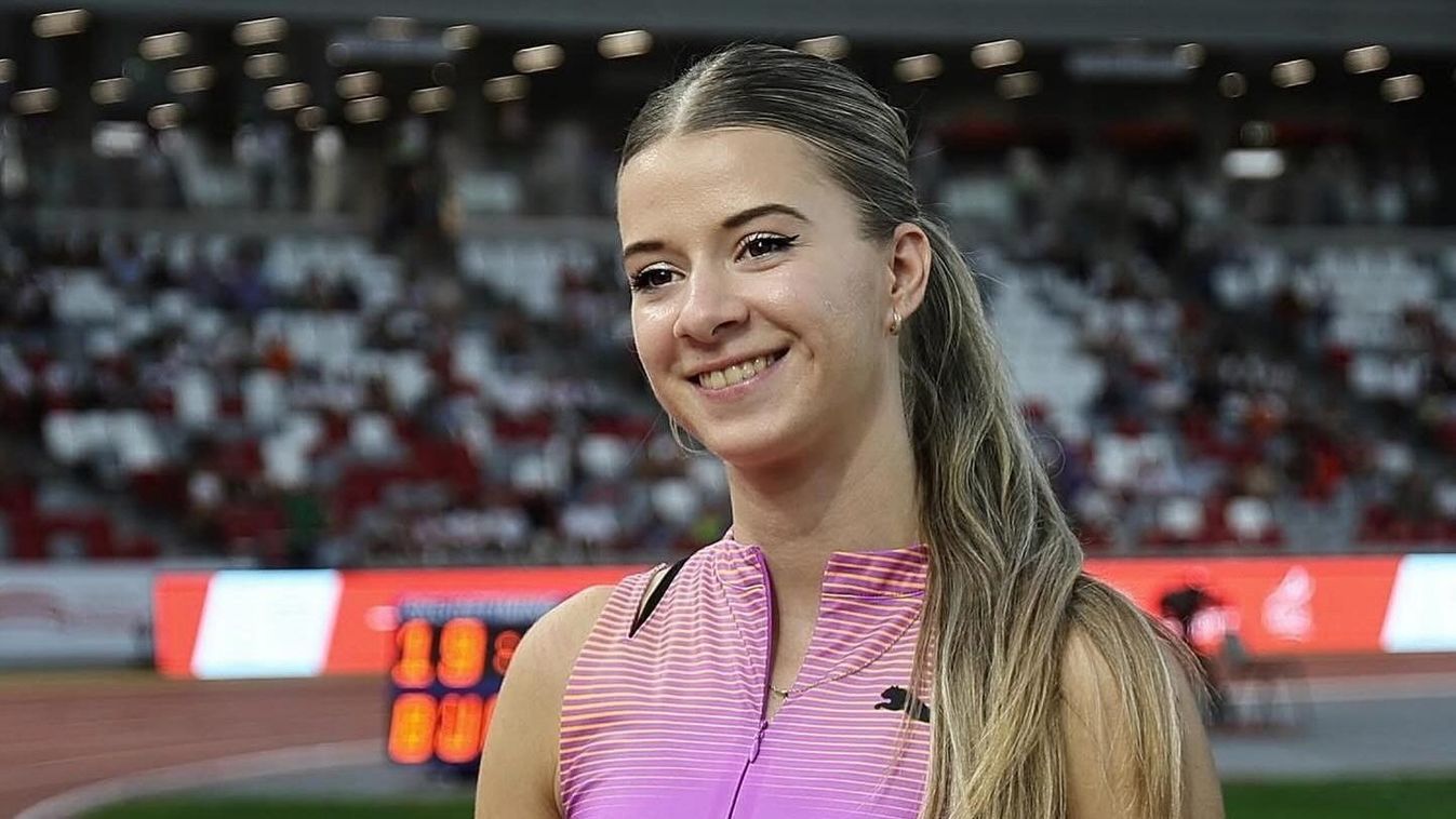 Tóth Anna, aki nagyon beleszeretett a gátfutásba